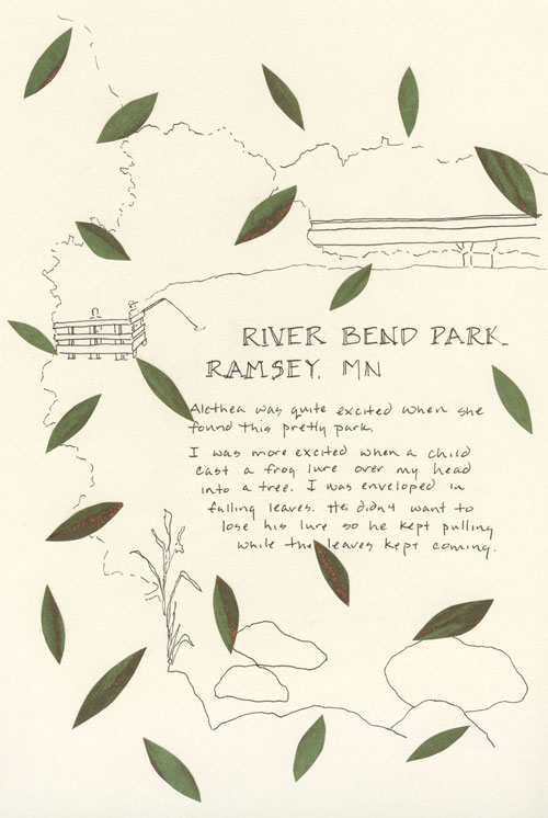 365 Projects: River Bend Park Drawing - Urban Sketching