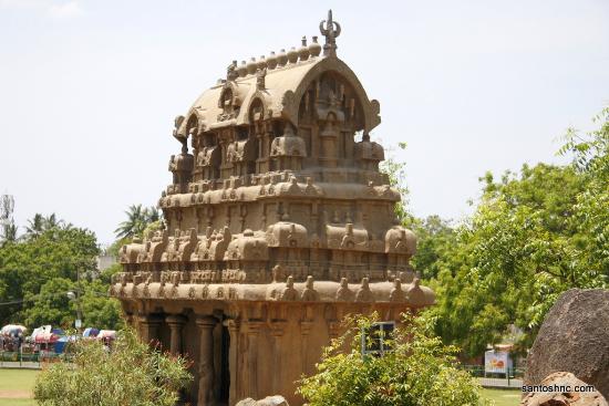 Tamilnadu Tourism: Ganesha Ratha, Mamallapuram