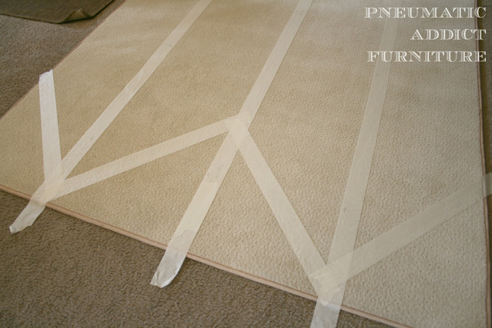 DIY Chevron Rug | Pneumatic Addict