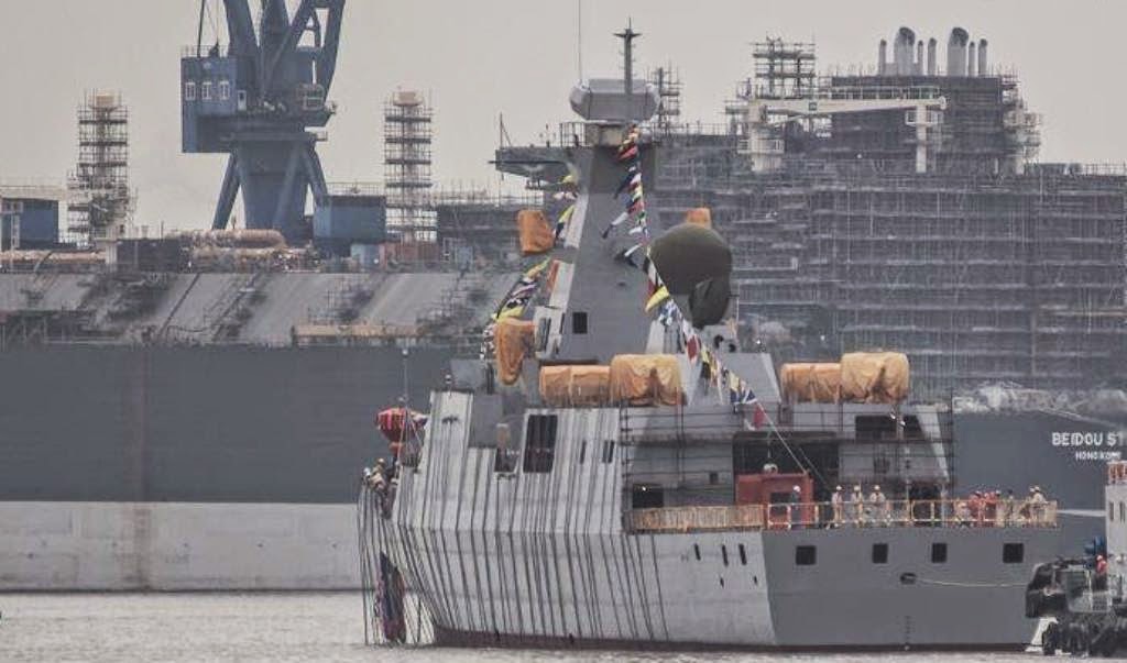 China Launches Algerian Navy C28A Frigate | Chinese Military Review