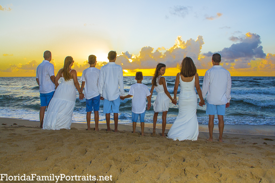 Miami family beach portraits