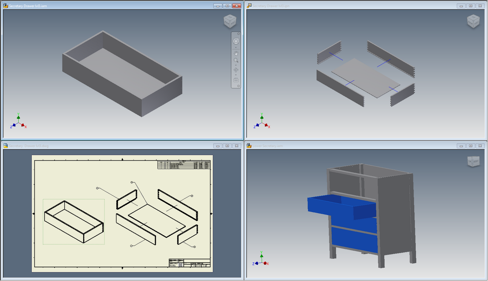 An example of some of the documentation