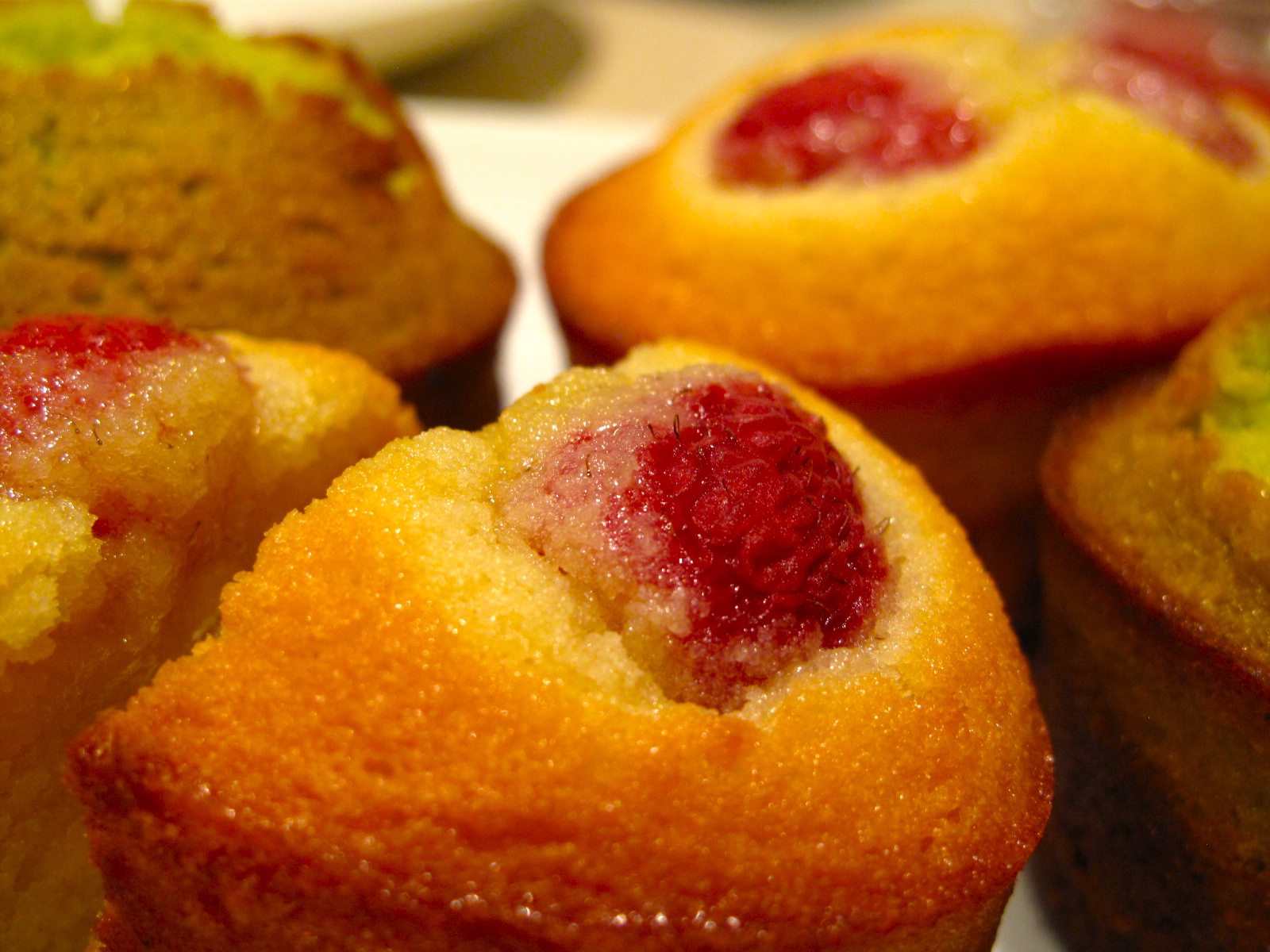 petit macaron : Green Tea & Vanilla Financiers