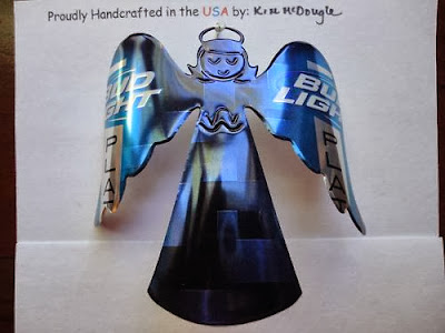 How to Recycle: Recycled Christmas Angel Ornaments