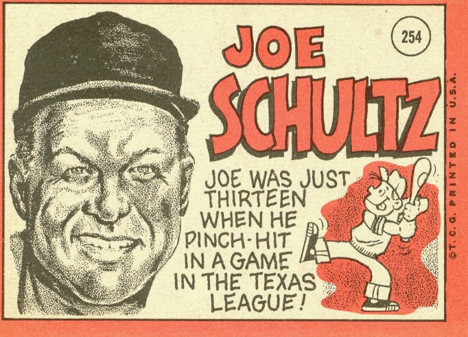 1969 Topps Baseball: Final Card: Joe Schultz
