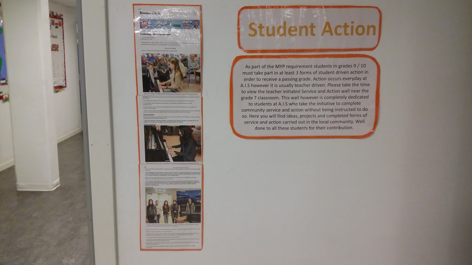 AIS Grade 7: Service and Action