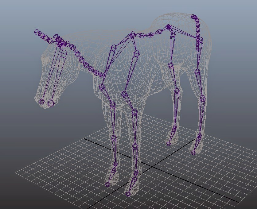 Peta-gaye Brown : Maya_Quadruped Rigging