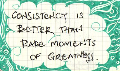 Consistency Is The Key To Success