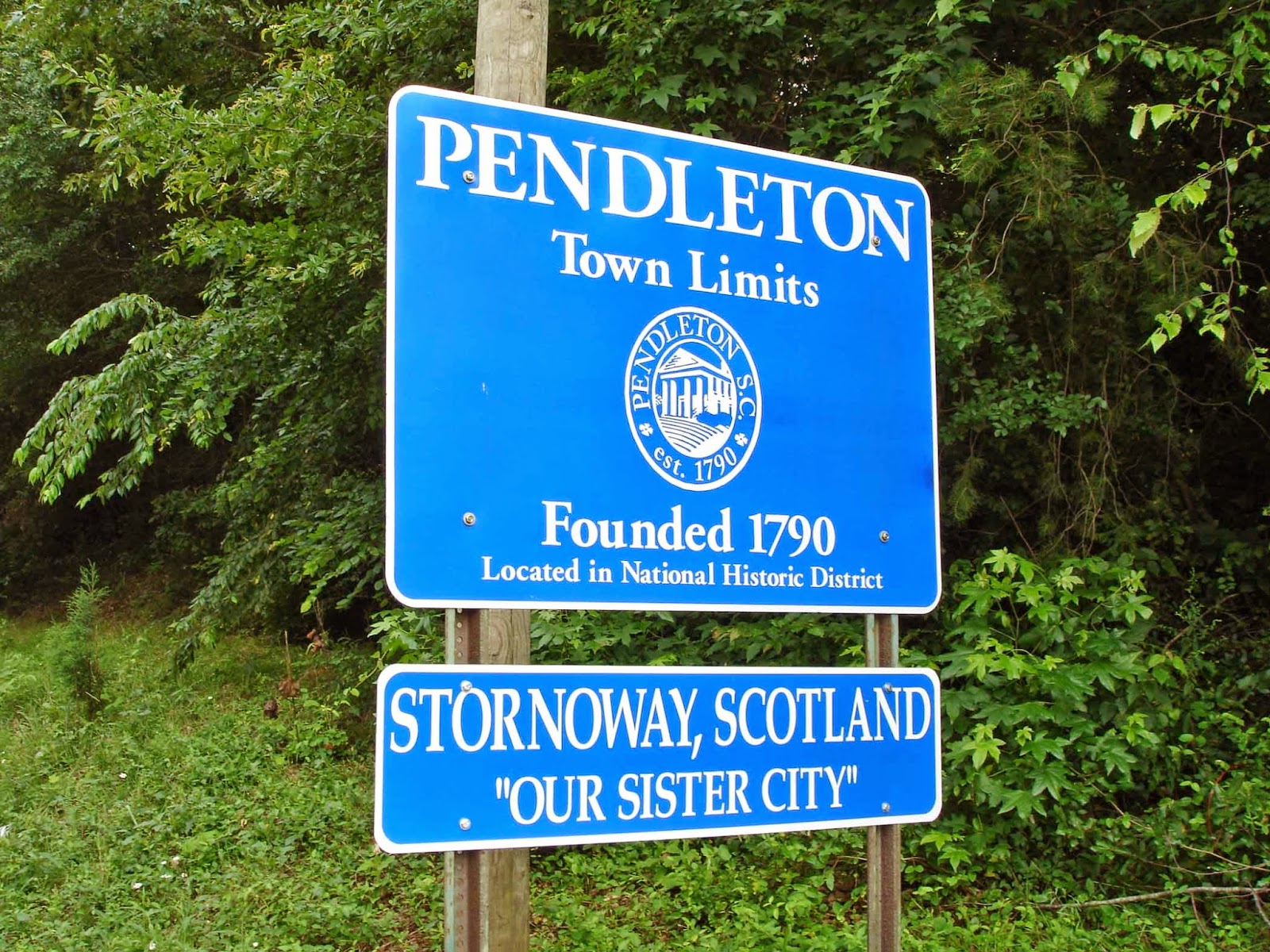 Geographically Yours Welcome: Pendleton, South Carolina