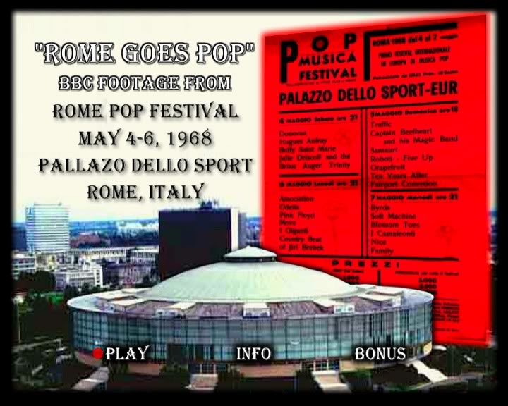 T.U.B.E.: Rome Pop Festival - 1968-05-04/06 - Rome, IT (DVDfull pro-shot)