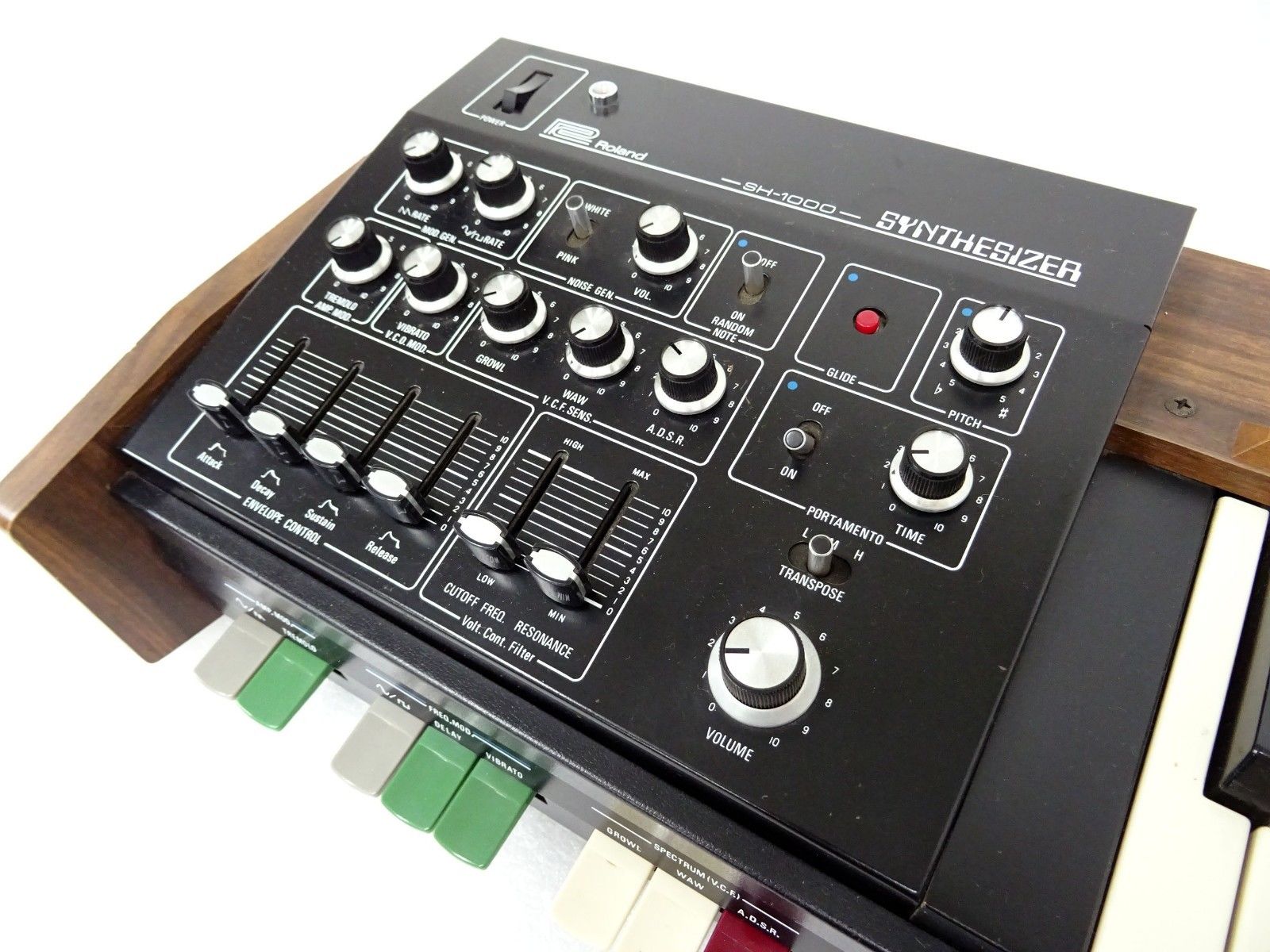 MATRIXSYNTH: Roland SH-1000 Vintage Analog Synth w/ Hard Case & FV-1 ...