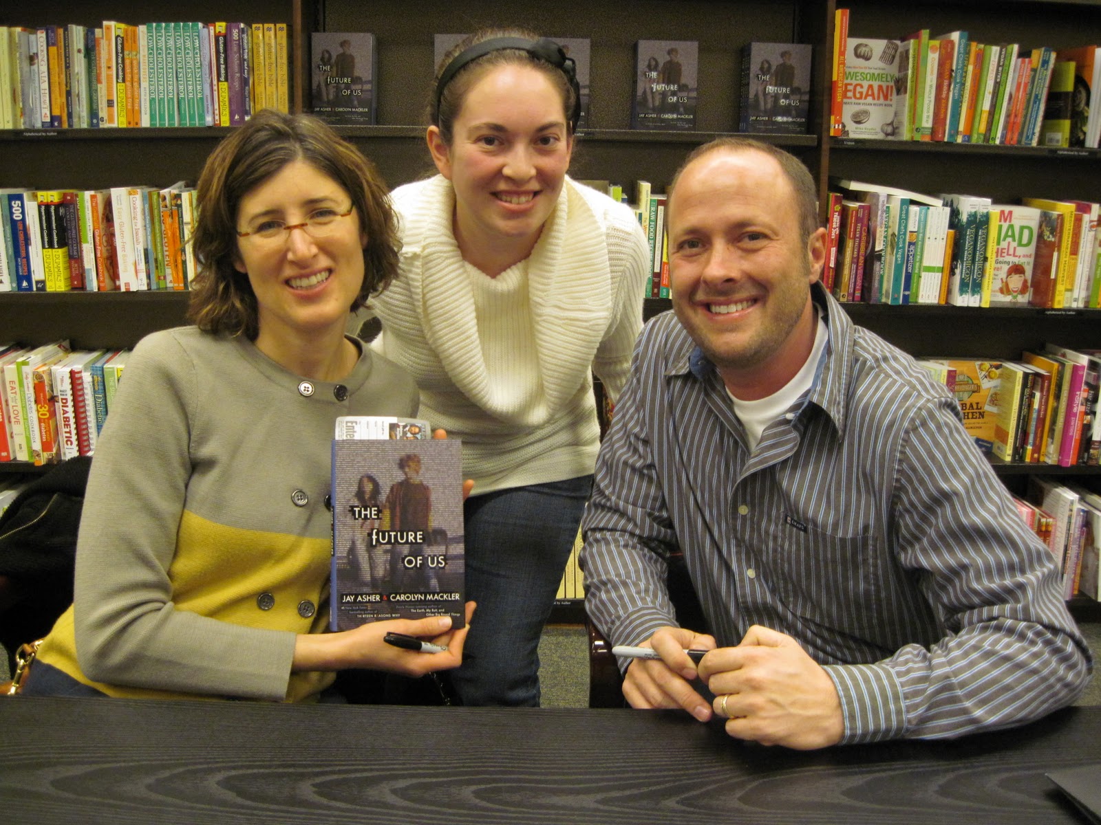 Des Absurdités: I met Jay Asher & Carolyn Mackler!