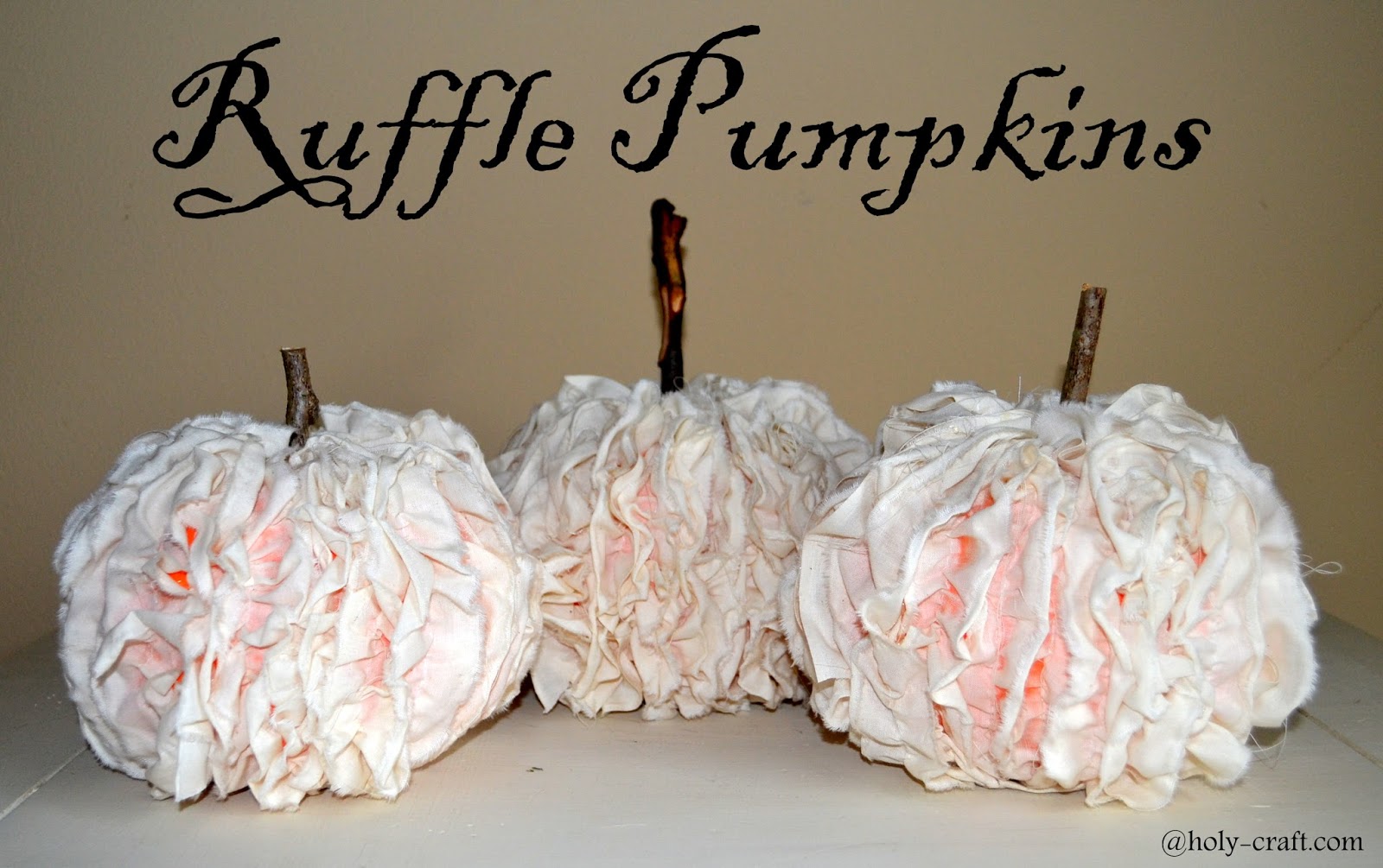 ruffle pumpkin tutorial
