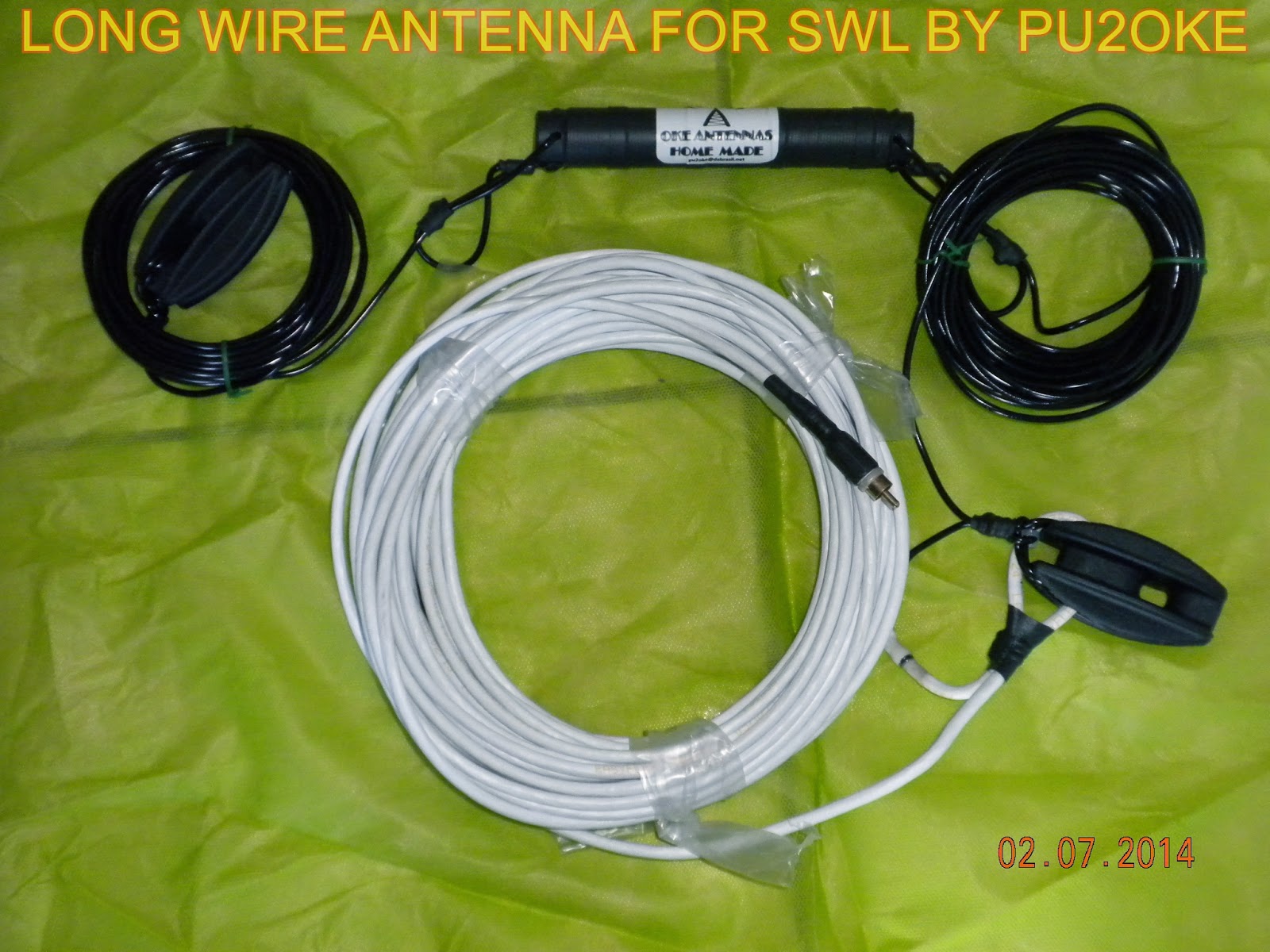 OKE ANTENNAS: LONG WIRE ANTENNA FOR SWL BY PU2OKE 1.8 - 30 MHZ