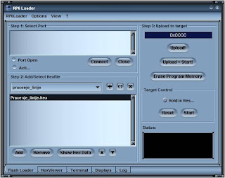 My projects: Robot RP6 - Line following - Faculty project (video)