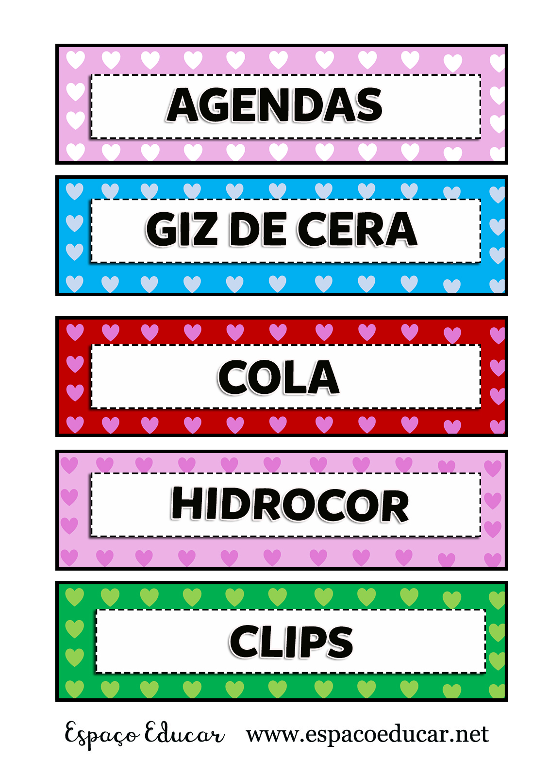 ETIQUETAS LINDAS PARA ORGANIZAR MATERIAL ESCOLAR EM SALA DE AULA ...