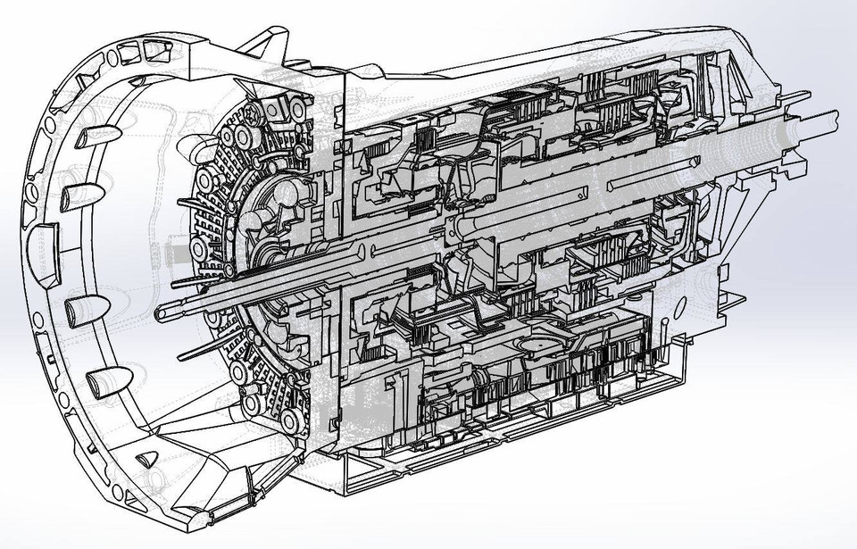 25. Mercedes speed automatic transmission by solidworks || Free ...