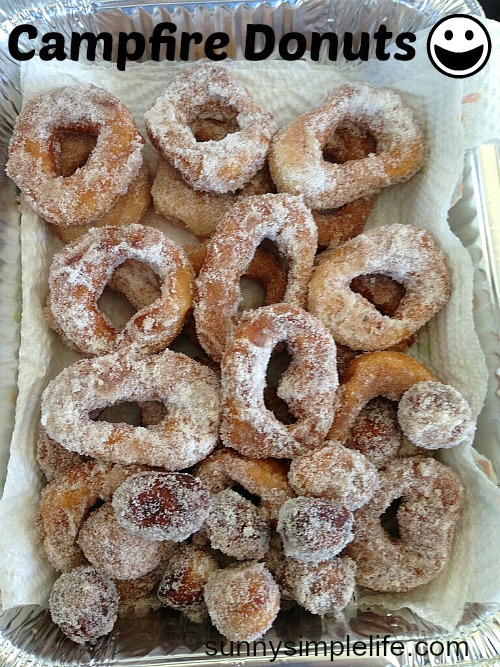 Sunny Simple Life: Easy Homemade Donuts / Campfire Donuts