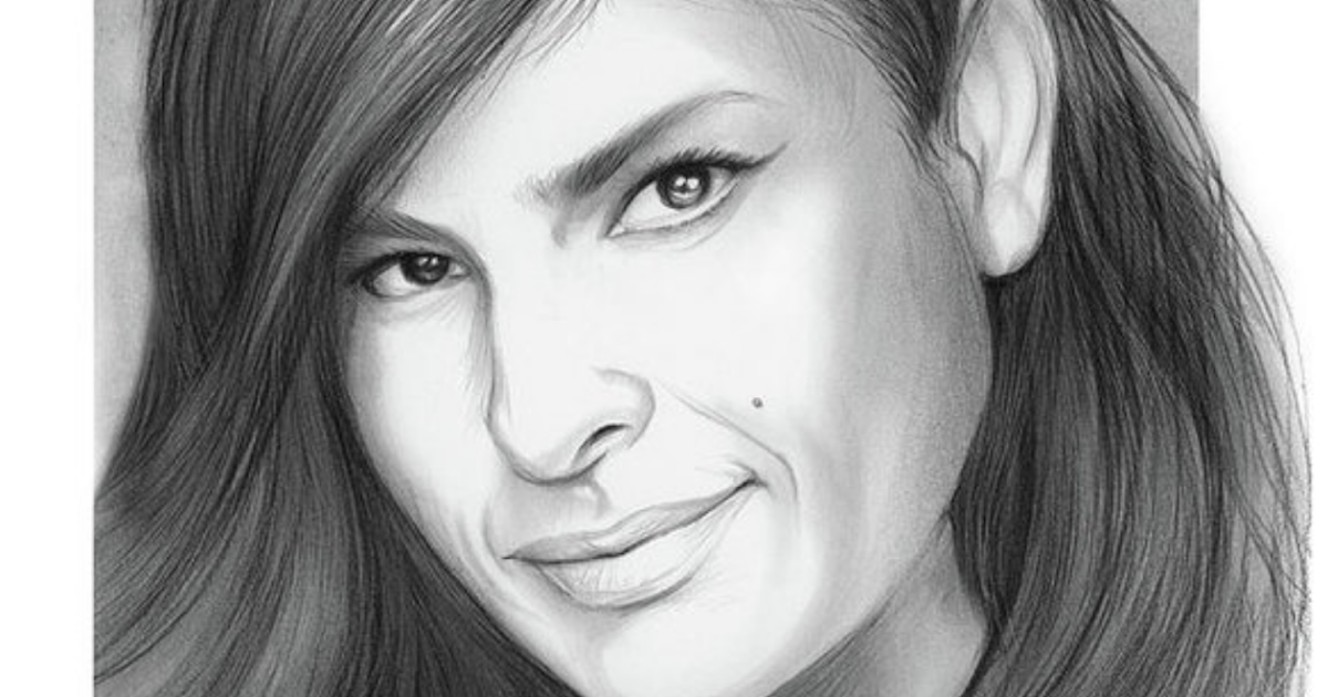 Sketch of the Day: Happy Birthday Eva Mendes! Born March 5, 1974