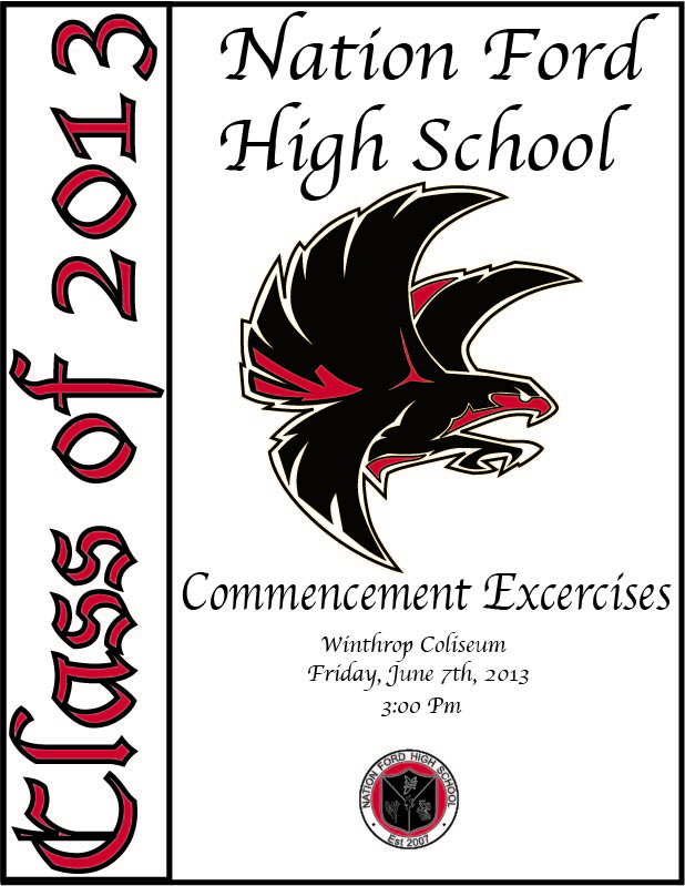 Graduation Program Cover Design