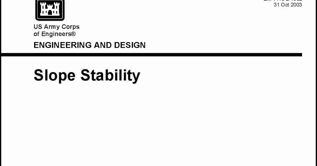ဒဂုံဘူမိ: Slope Stability