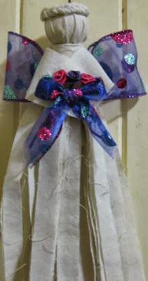 Going Grey and Slightly Green: Christmas Calico Angels