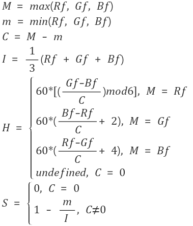 Dystopian Code: HSI - RGB Conversion Algorithms in C