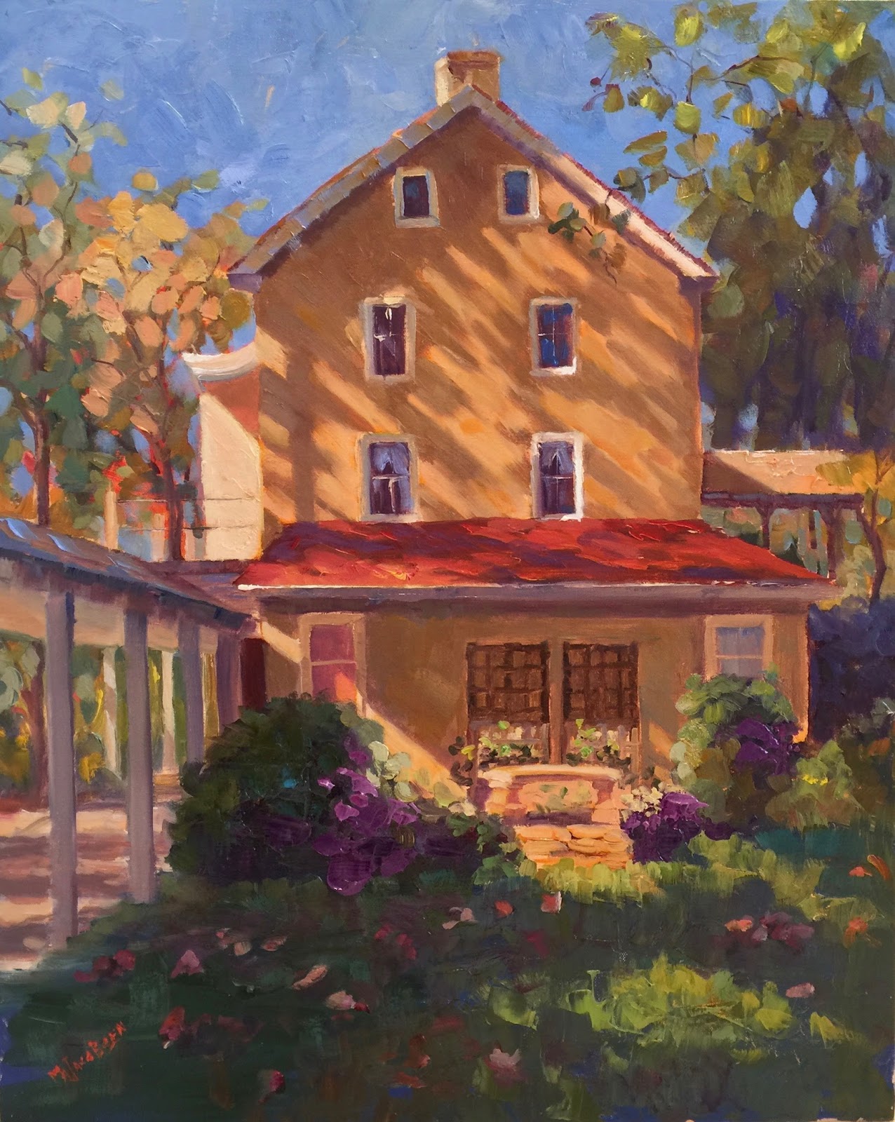 Paint Dance: "Windows to the Past", 16x20, oil on panel, historic ...