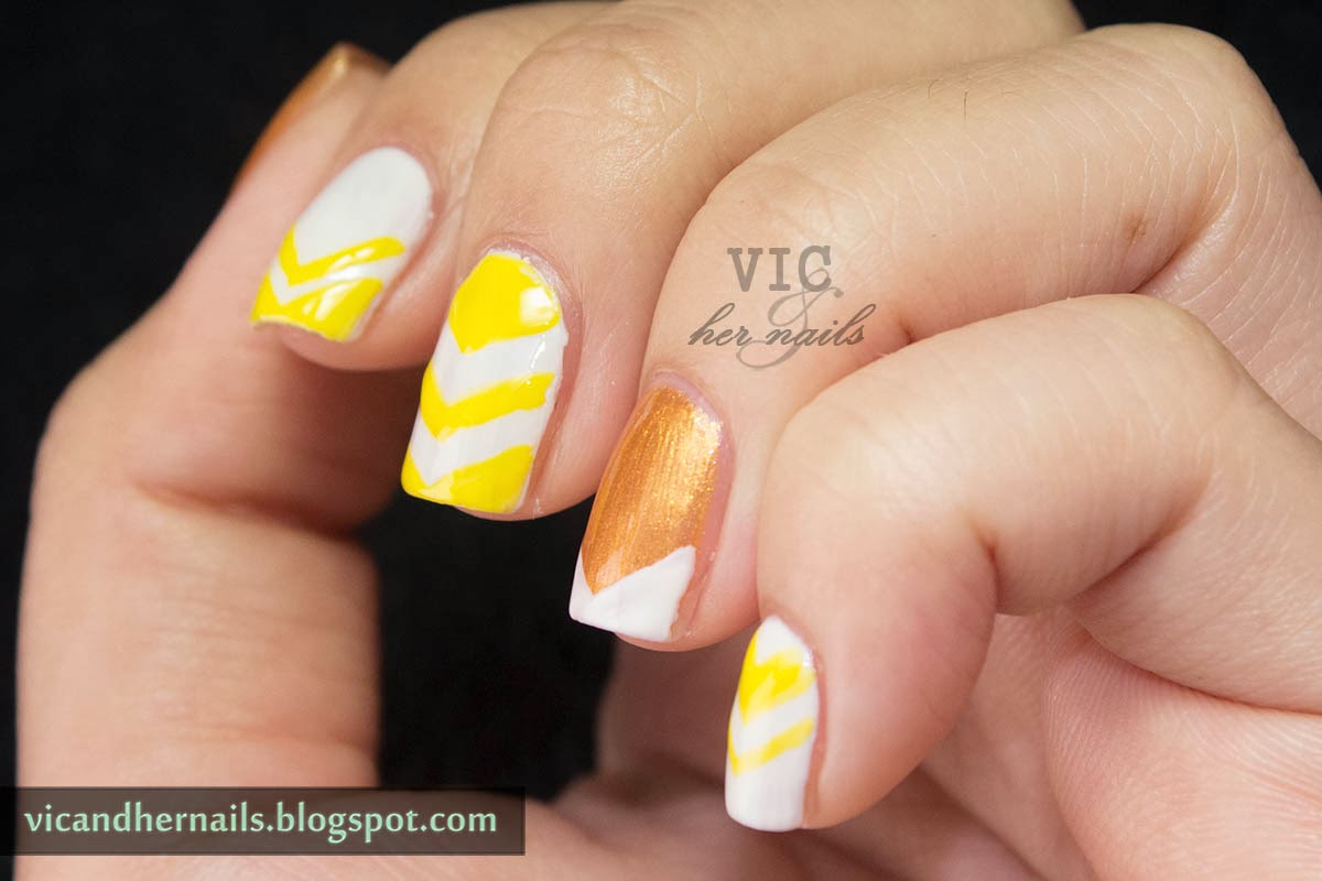 Vic and Her Nails: Born Pretty Store Yellow Liner Nail Polish Review