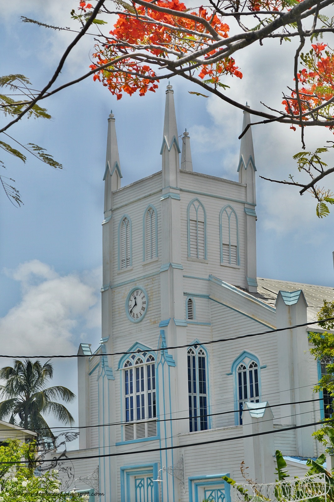 FURGONETA AZUL: GEORGETOWN, CAPITAL DE GUYANA.