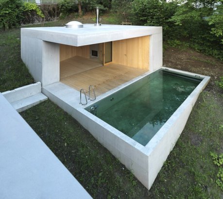 Best swimming pools & spas designs: Small Outdoor Concrete Pool, Austria
