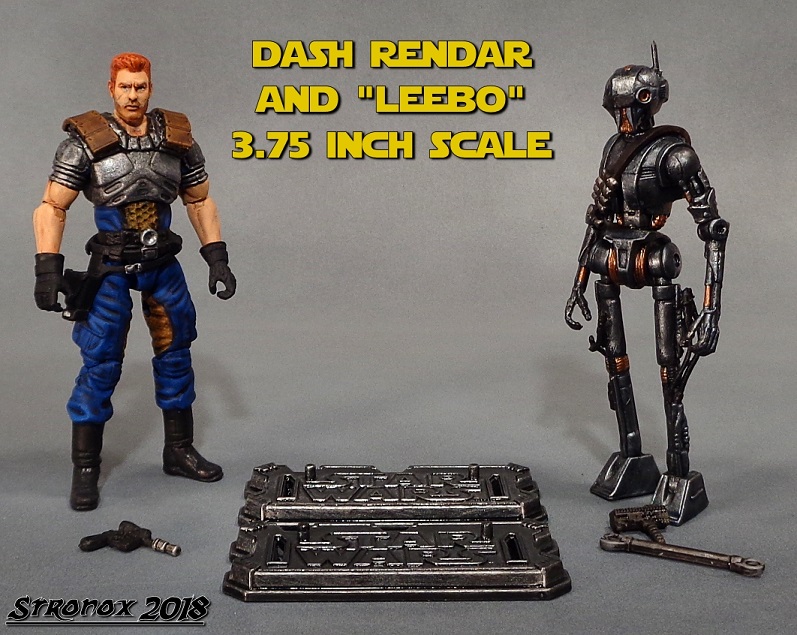 Stronox Custom Figures: Star Wars: Dash Rendar and "Leebo"