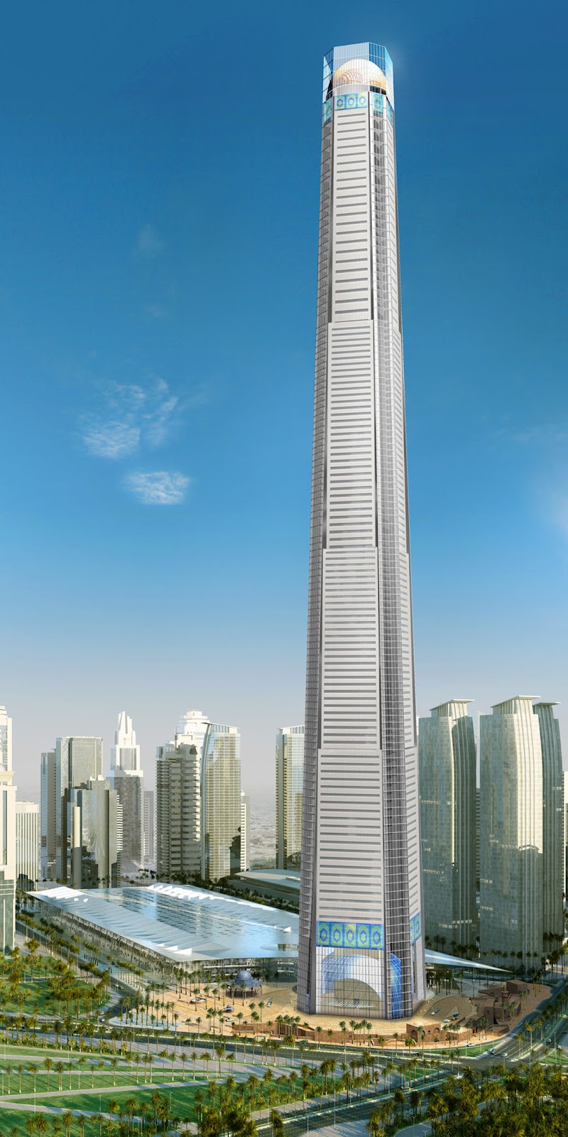 DOHA | Convention Centre and Tower | 1,808 FT / 551 M | 112 FLOORS ...