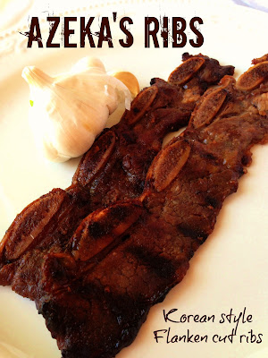 michelle paige blogs: Azeka's Ribs- Korean Style Flanken Ribs