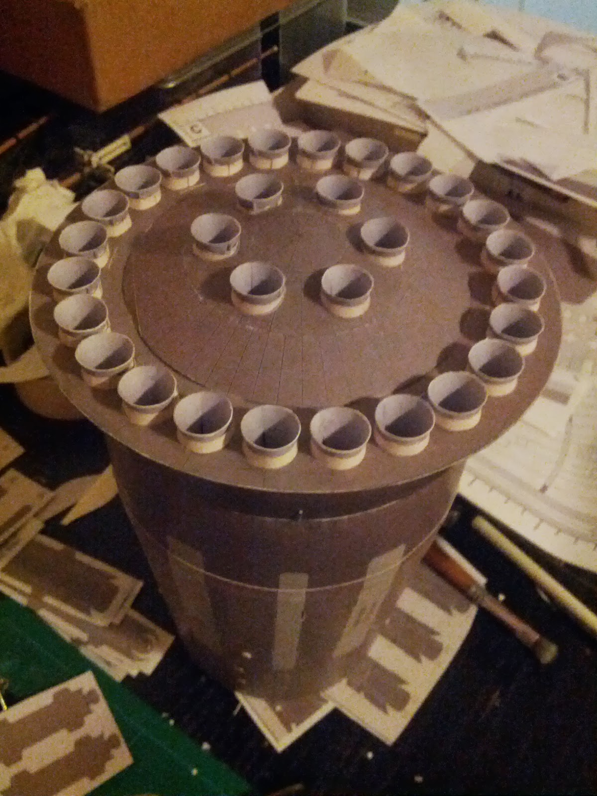 Paper Model Projects: Soviet N1 launcher in 1:96 Scale