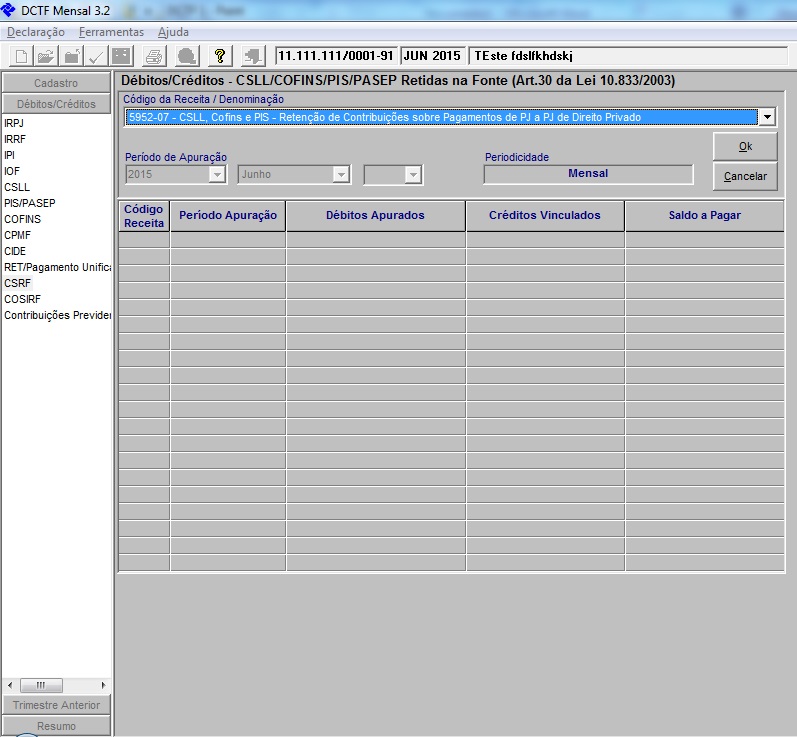 A Contabilidade: CSRF - Como Informar na DCTF as Retenções a partir de ...