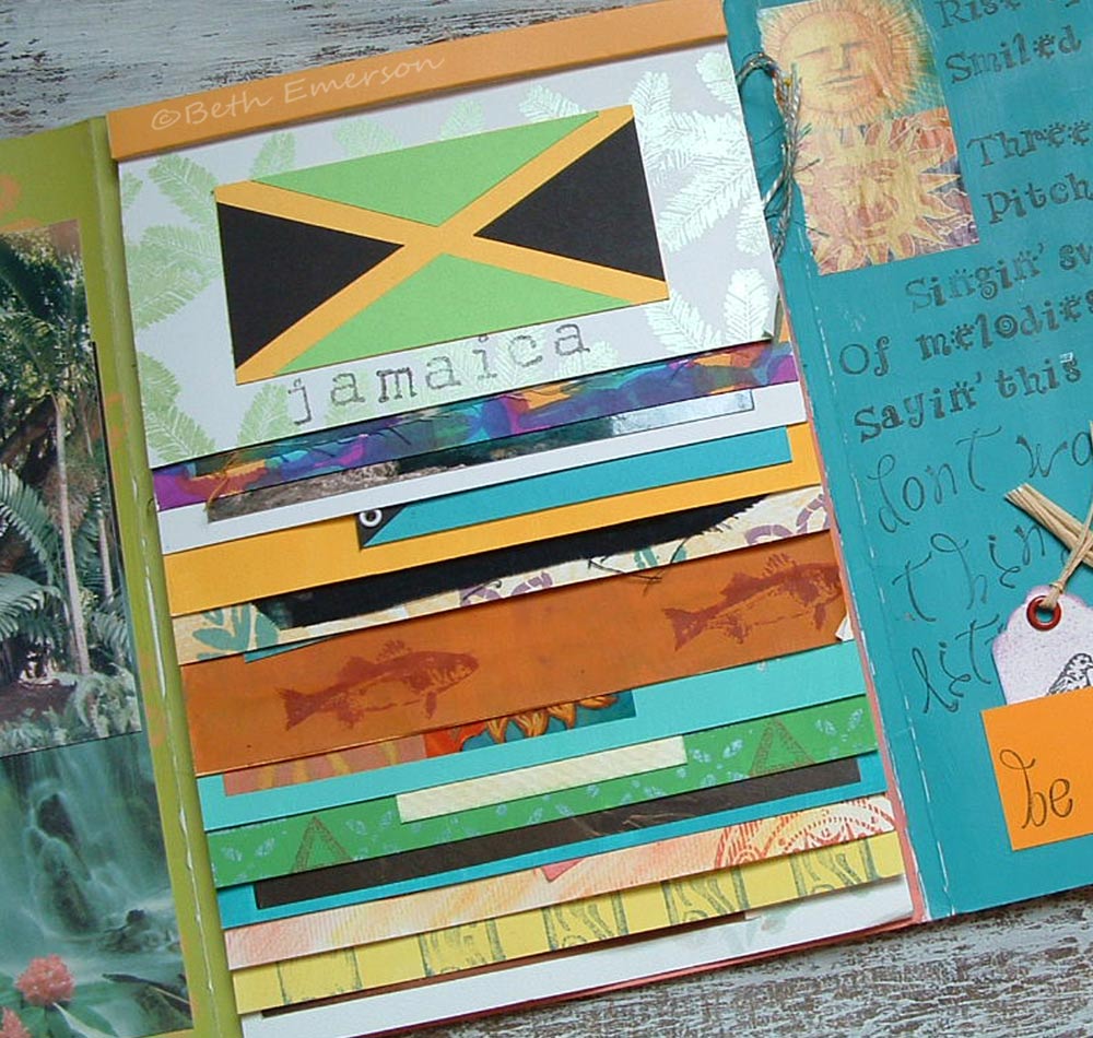 Studio B (UberArt): Caribbean Themed Art Journal