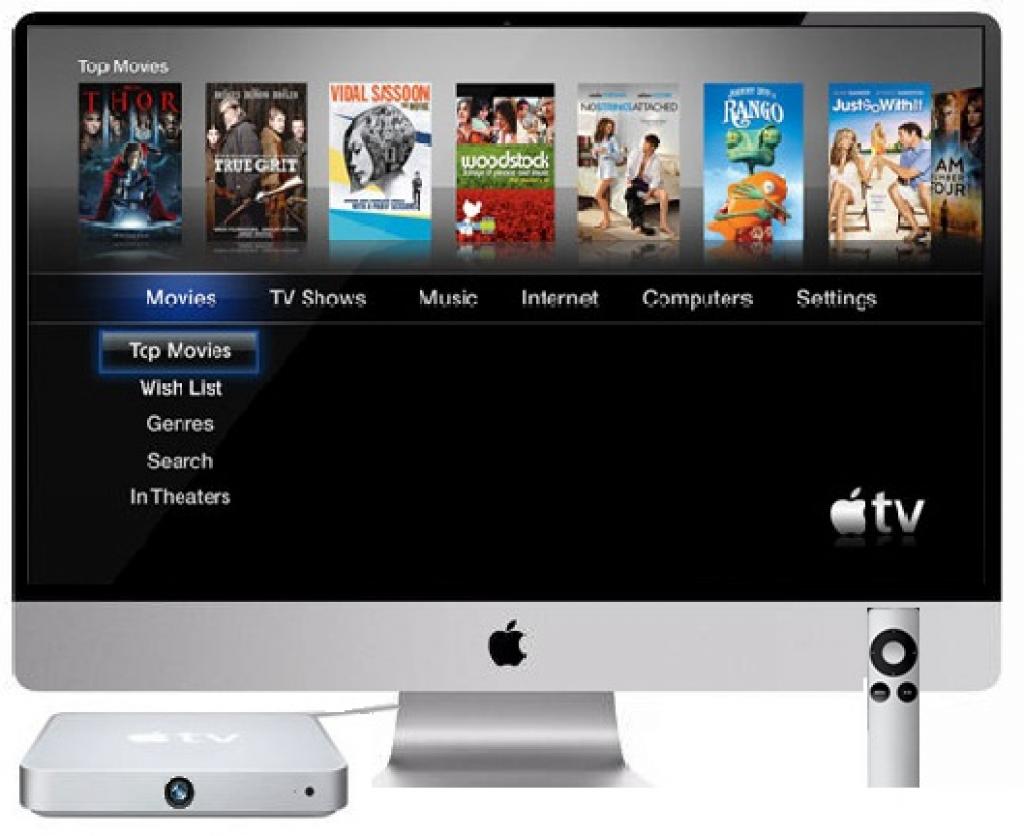 Apple Fiél: Posivéis imagem da Mactv, a Tv da Apple.