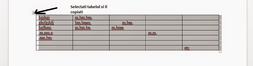 Cum inseram un tabel in postarile din Blogger | Optimizare bloguri