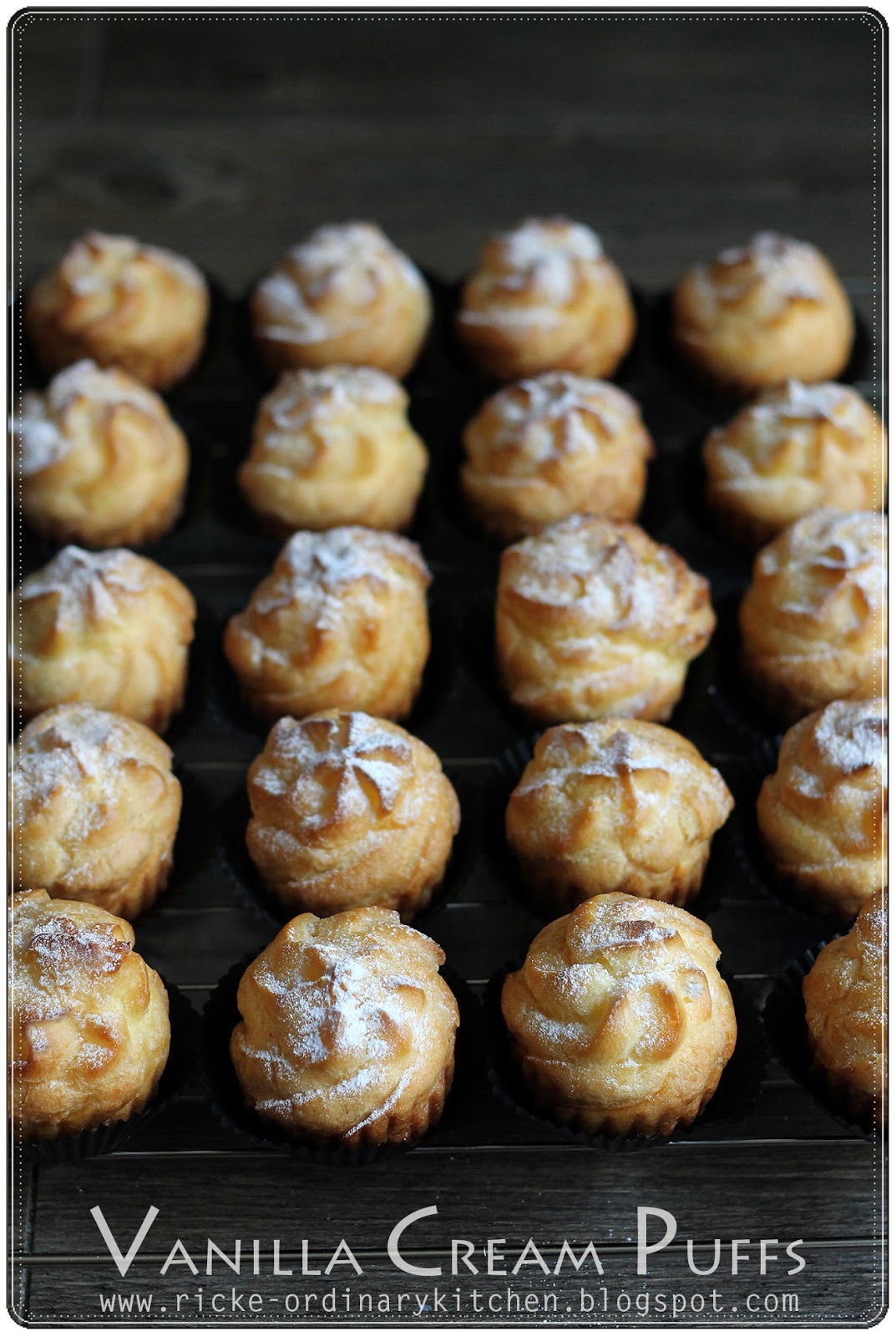 VANILLA CREAM PUFFS (KUE SUS ISI CREAM VANILLA) | 1000 Aneka Resep Masak