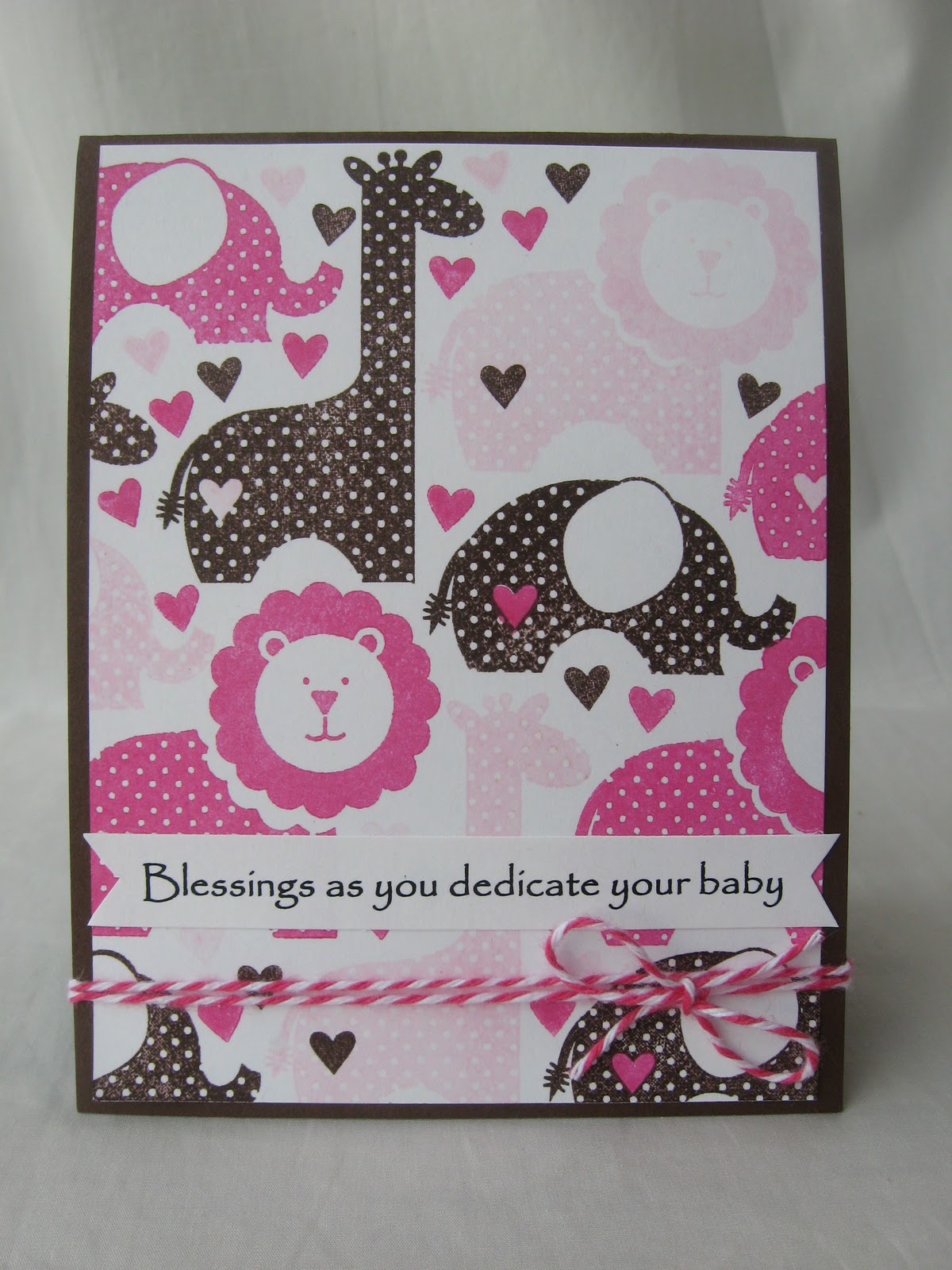 Crafty Girl Designs: Baby Dedication Cards!