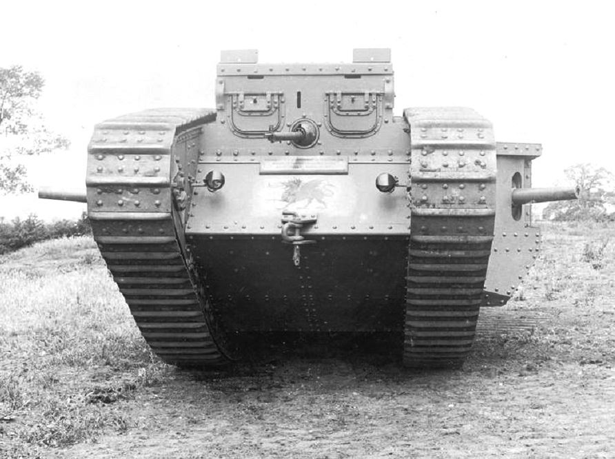 Just A Car Guy: nose art on a WW1 tank