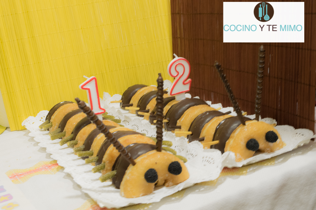 Cocino y te mimo: TARTA GUSANO DONUTS MIKADO