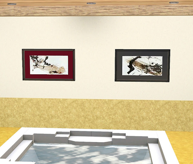 Corporation "SimsStroy": The Sims 3. Two sets paintings in frame.
