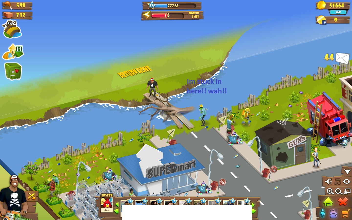 Zombie Lane Facebook add me - tips, tricks, power up and gifts.