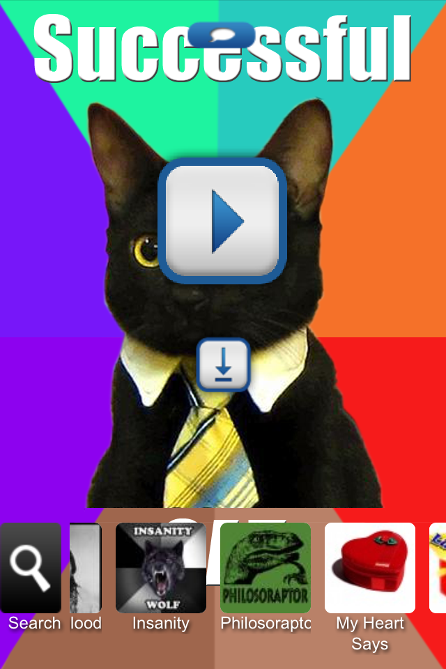 App'La Mode: Successful Cat meme