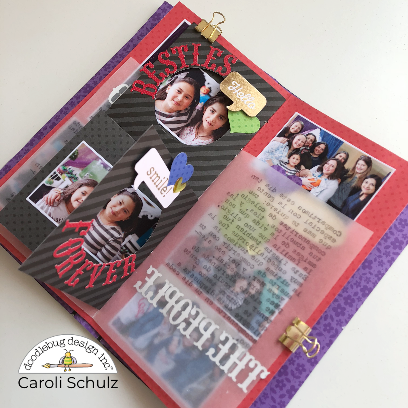 Doodlebug Design Inc Blog: Petite Prints Mini Album | with Caroli