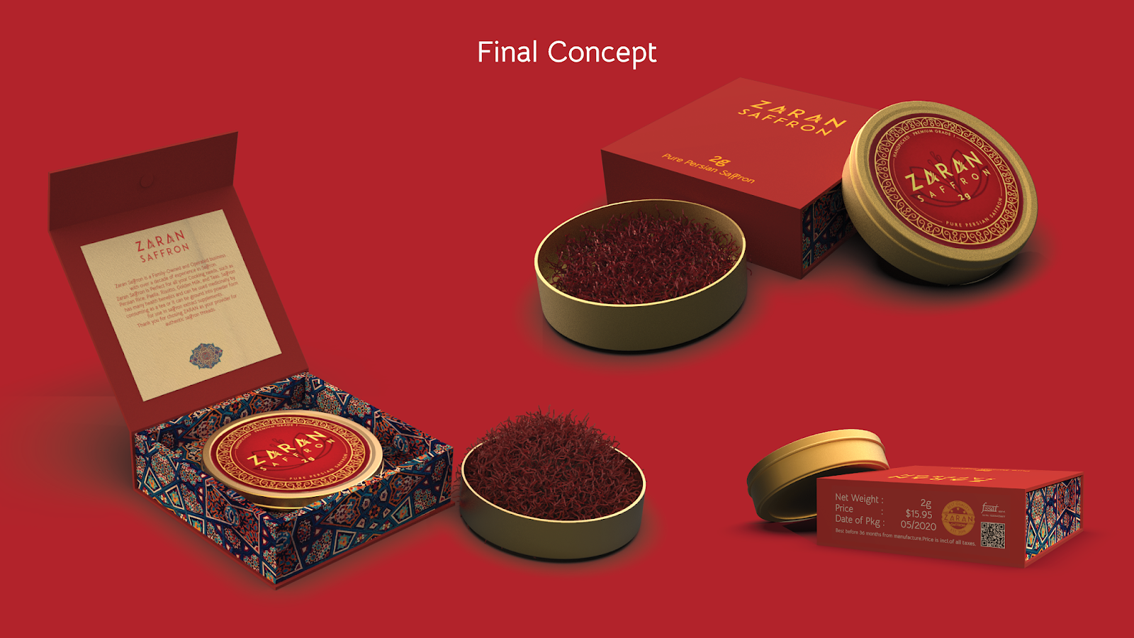Zaran Persian Saffron – Packaging Of The World