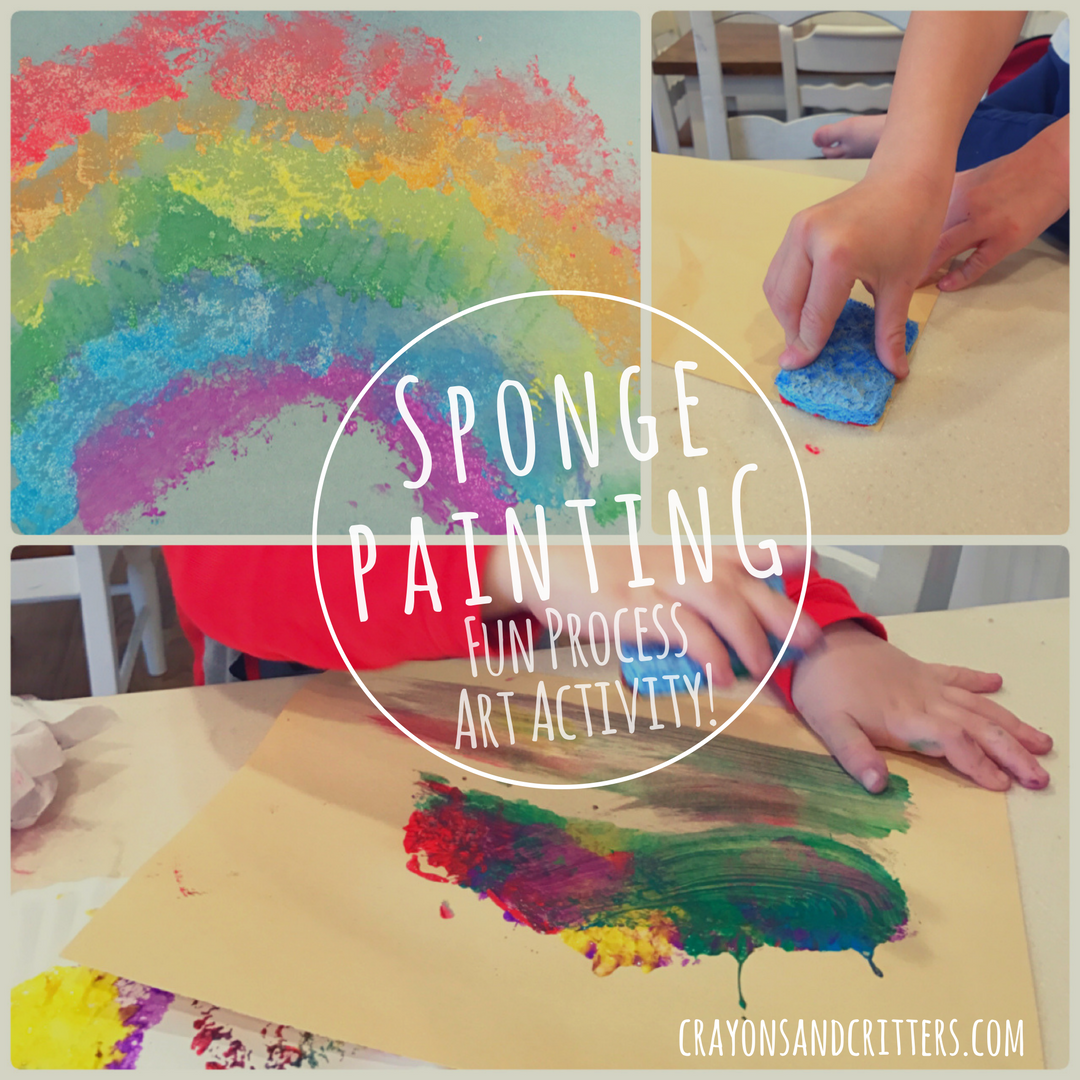 Crayons and Critters: Sponge Painting