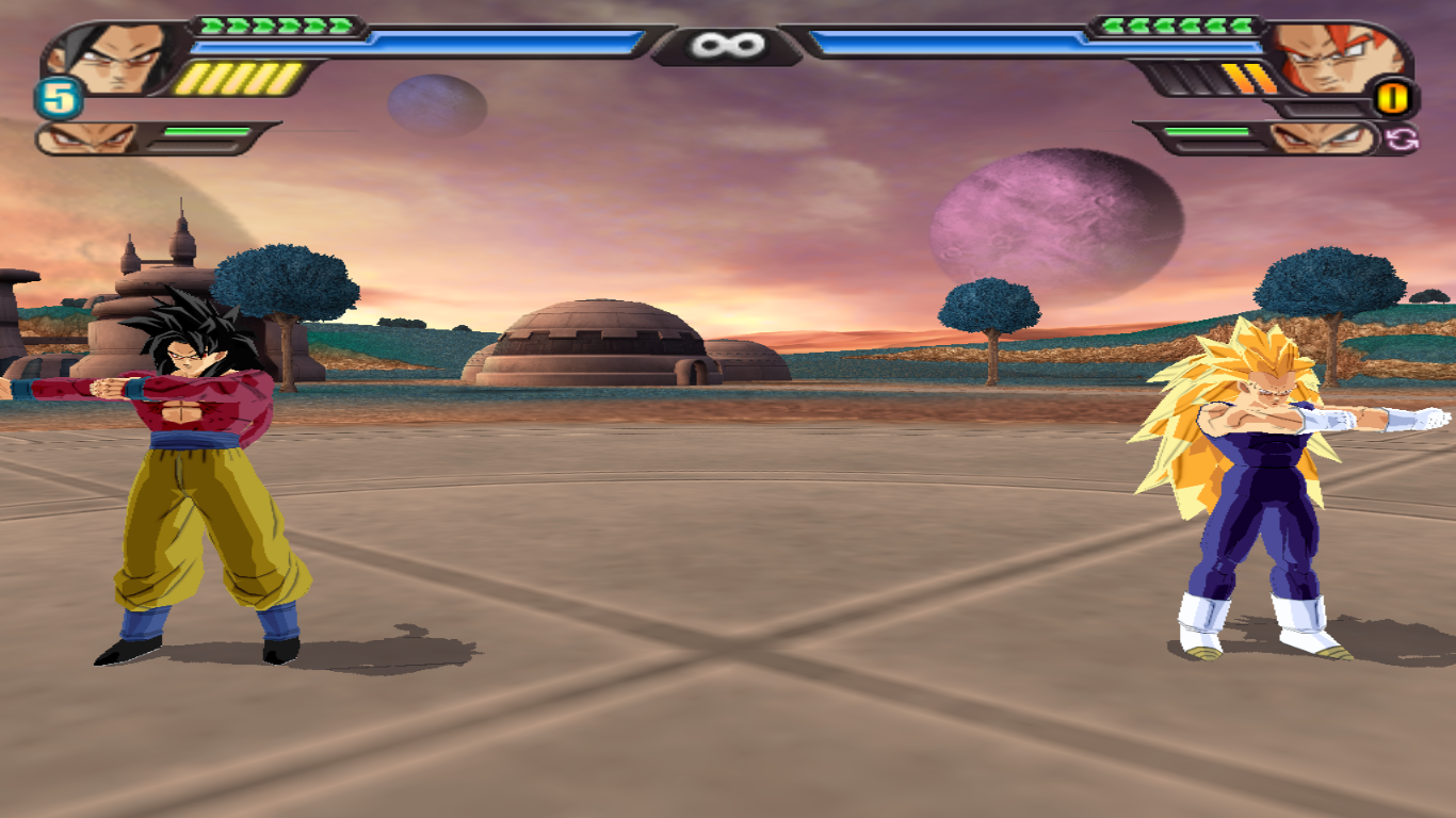 Dragon Ball Z BT3 Mods: goku ssj4 y vegeta ssj3 = gogeta ssj11 | dragon ...